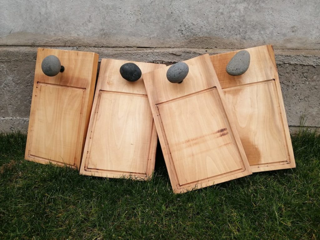 Tablas con mango de piedra 45x26 - Esquilarte